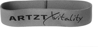 ARTZT Theraband Loop Band Textil | Fitnessband aus weichem Stoff | Für Training von Armen, Beinen, Po und Bauch | 3 Stärken erhältlich | Made in Germany Gra