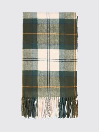 Barbour Rechteckiger Schal im Tartanmuster mit gefransten Kanten