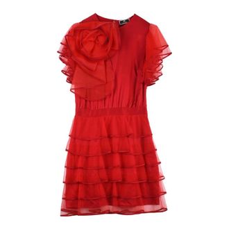 Elisabetta Franchi Damen, Kleider, Rot, SGr&ouml;&szlig;e