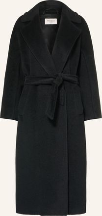 Max Mara Weekend Max Mara Mantel Tempera Im Materialmix schwarz