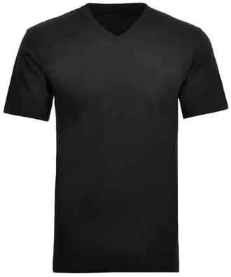 Ragman Ragman Lot de 2 t-Shirts &agrave; col en V - Noir - XXXXXXL