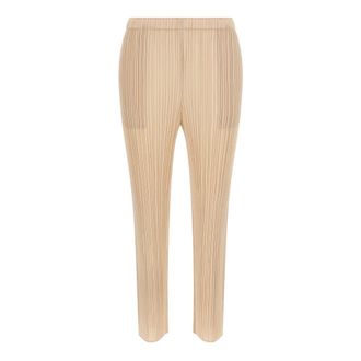 Issey Miyake Damen, Hosen, Beige, LGröße