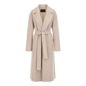 Fabiana Filippi Femme, Manteaux, Beige, Taille: 36 FR Casha Manteau Ceintur&eacute;