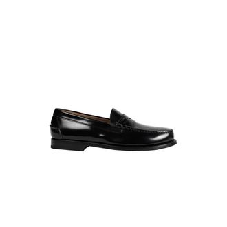 Prada Brushed Leather Loafers