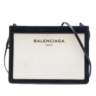 Balenciaga Pre-owned Navy Pochette Crossbody Bag - - Pre-owned - Damen - Beige - ONE SIZE