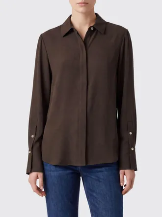 Liu Jo Chemise en viscose &agrave; manches longues avec col fran&ccedil;ais