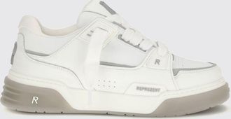 Represent Studio zweifarbige Sneaker aus Kalbsleder mit Kontrastlogo