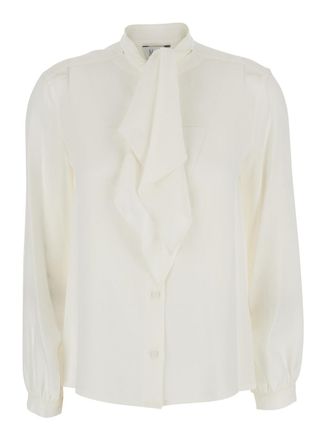 Max Mara Silk Shirt - White