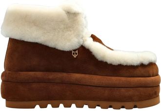 Naked Wolfe Bottes de neige plateforme Bambi - Femme - Sport - Brun - Taille: 38 EU