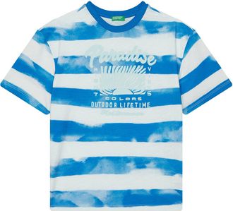 Benetton United Colors Of Benetton T-Shirt 3SL3C10P5 Blau Oversize