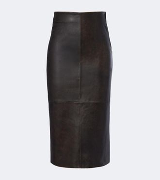 Arma Jupe crayon en cuir