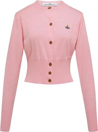 Vivienne Westwood Femme, Pulls, Rose, Taille: 42 FR Bea Cardigan