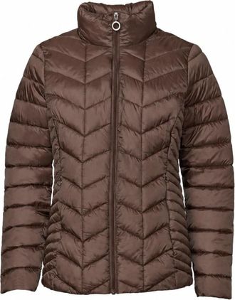 Danwear Doudoune de Luxe - Femme - Vestes - Brun - Taille: 52 FR