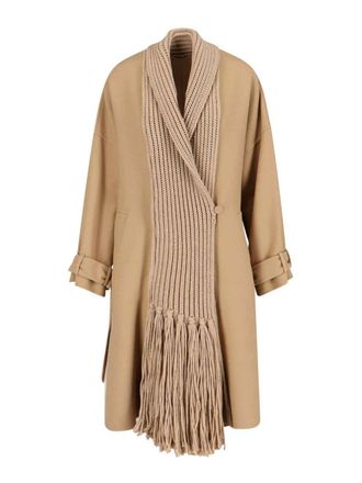 Ermanno Scervino Manteau Court - Beige