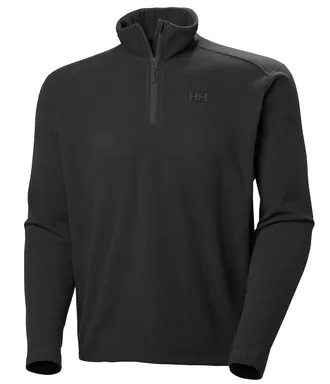 Helly Hansen Herren Daybreaker 1/2 Zip Fleece, Schwarz 2.0, 3XL