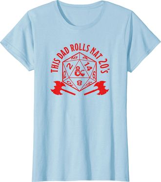 Dungeons & Dragons Vatertag This Dad Rolls Nat 20s T-Shirt