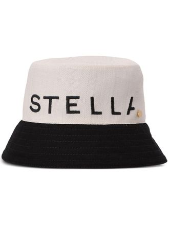 Stella McCartney bob &agrave; logo imprim&eacute; - Tons neutres