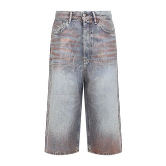 Acne Studios Femme, Shorts, Bleu, Taille: 36 FR Short en denim