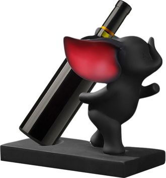 Generic Weinflaschenhalter, Modell Elefant, handgefertigt, elegante Dekoration f&uuml;r Zuhause, Bar-Schr&auml;nke f&uuml;r Kunstweine aus Harz, bemalte Speisesaale