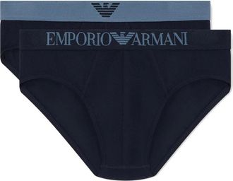 Emporio Armani Homme, Sous-v&ecirc;tements, Bleu, Taille: M Endurance Logo Briefs