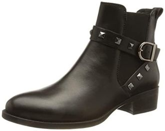 Marc Marc Shoes Femme Camille Botte Tendance, Leather Black, 40 EU