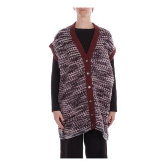 Manila Grace Damen, Strickwaren, Braun, SGr&ouml;&szlig;e