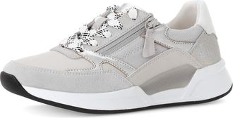 Gabor Damen Low-Top Sneaker, Frauen Halbschuhe,schn&uuml;rschuhe,schn&uuml;rer,stra&szlig;enschuhe,Strassenschuhe,Sportschuhe,steam/ltgrey Kombi,38.5 EU / 5.5 UK