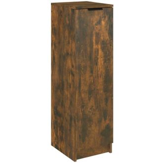 vidaXL Schuhschrank R&auml;uchereiche 30x35x100 cm Holzwerkstoff Vidaxl