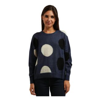 Pennyblack Pbbtalpa Intarsia Pullover - - Knitwear - Damen - Blau - XS