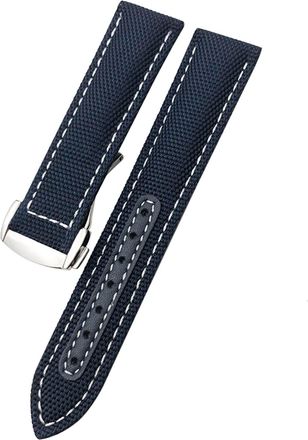 Generic YZCIS 19 mm 20 mm Nylon Canvas Uhrengurt für 300 AT150 Fabric Aqua 150 Blau 21mm 22 mm Uhrenbandschnalle