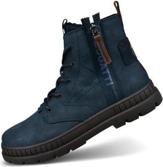 Bugatti Homme 321-agb51 Botte Tendance, Bleu foncé, 45 EU