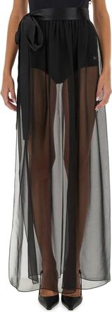 Dolce & Gabbana Femme, Jupes, Noir, Taille: 40 FR Maxi Skirt