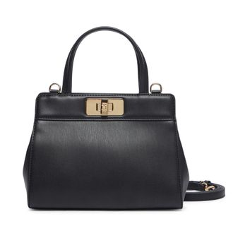 Tommy Hilfiger Handtasche Tommy Hilfiger Th Modern Mini Satchel AW0AW18726 Schwarz