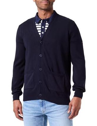 Armor Lux Cardigan, Marine Deep, XL Homme