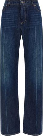 Dolce & Gabbana Femme, Jeans, Bleu, Taille: 36 FR Pantalone 5 Tasche