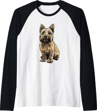 Whyitsme Design Cairn Terrier Hund Illustration Raglan
