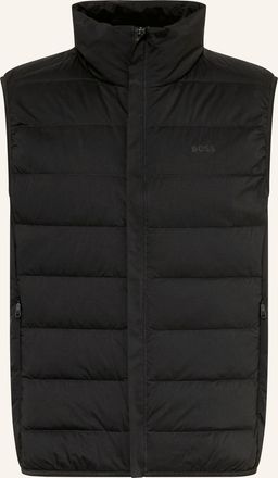 HUGO BOSS Daunenweste Riplite schwarz