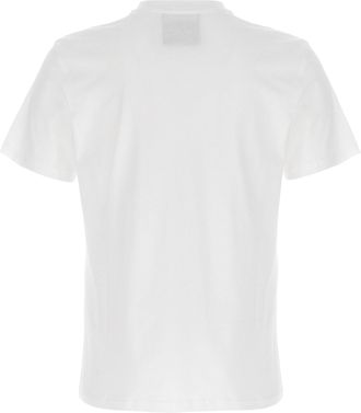 Moschino Logo-Embroidered Monkey Graphic T-Shirt - White