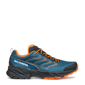 Scarpa M Rush 2 GTX Blau-Orange - Gore-Tex Komfortabler dynamischer Herren Gore-Tex Wanderschuh, Größe EU 43 - Farbe