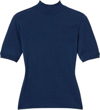 Twin-Set Pullover mit Rollkragen - Blau