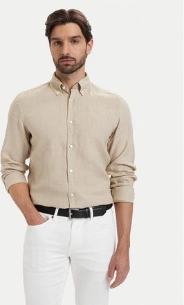 HUGO BOSS Hemd H-Liam 50556077 Beige Regular Fit