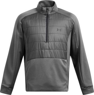 Under Armour Sweatjacke f&uuml;r Herren, mit halbem Rei&szlig;verschluss (Grau)