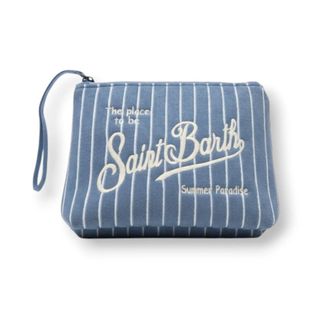 MC2 Saint Barth Femme, Sacs, Bleu, Taille: ONE Size Aline Sponge Clutch