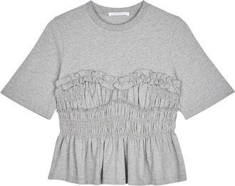 Cecilie Bahnsen Femme, Tops, Gris, Taille: 42 FR T-shirt en jersey