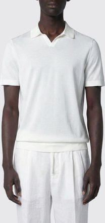 Drumohr Polo DRUMOHR Homme couleur Lait