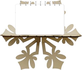 Generic Schwimmende Wand Regale - Dekorative Schneeflocke Holzregal - Hohlraum Speicher | F&uuml;r Wohnzimmer, B&uuml;ro, Badezimmer, Studentenzimmer, Pflanze, Garage, 