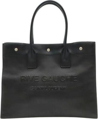 Saint Laurent unisex, Pre-owned, Noir, Taille: ONE Size Sac cabas Vintage Pre-owned