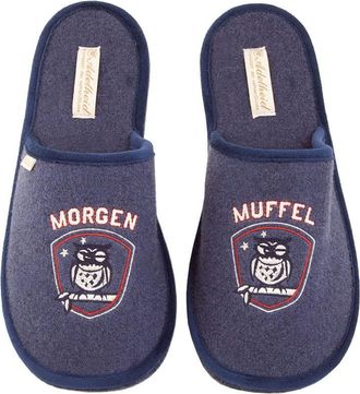 Adelheid Morgenmuffel Filzpantoffel - made in Portugal - Recycelter Filz - leichte Sohle