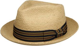 Stetson Chapeau de Raphia Yescott Player Femme/Homme - en Paille DEte Printemps-ete Ete - M (56-57 cm) Nature