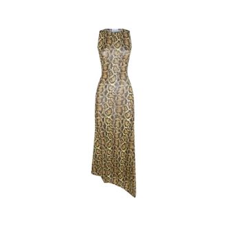 Marine Serre Midi Kleider - - Dresses - Damen - Gelb - S